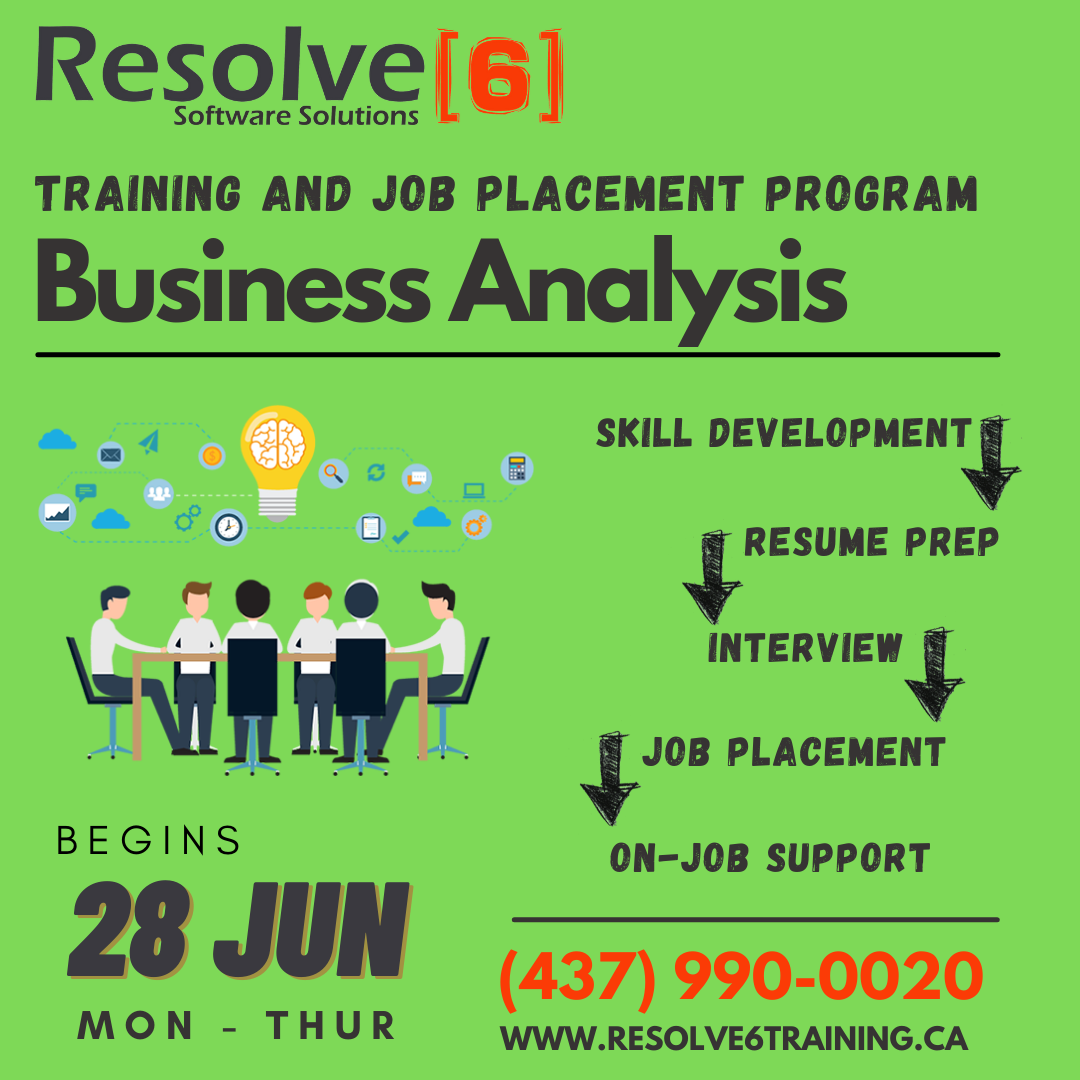Business Analyst Certification Training Canada - Resolve6